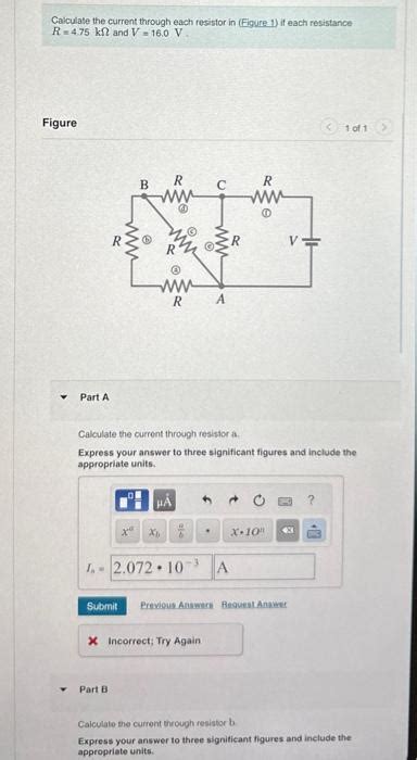 Solved Calculate The Current Through Each Resistor In Chegg