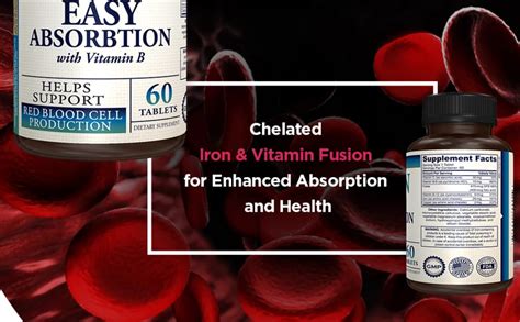 Amvilab Iron Easy Absorbtion Iron Supplement Clinically