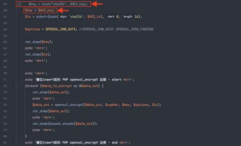 MySQL 和 PHP AES 演算法 AES CBC