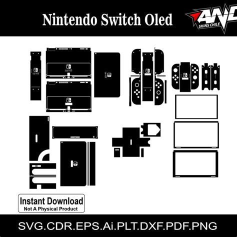 Nintendo Switch Template Etsy