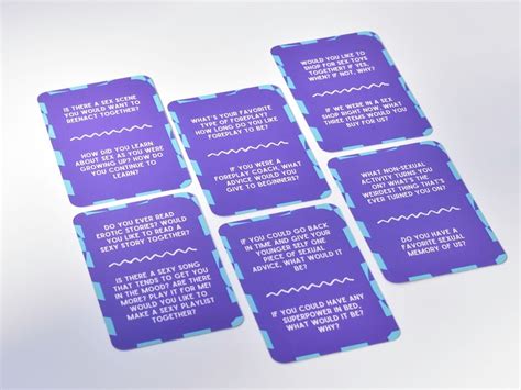 Bedroom Banter Sex Cards Sex Game Conversation Prompts For Adults Sexy Game