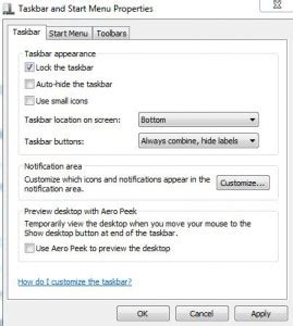 Enable Disable Aero Peek To Preview Desktop In Windows
