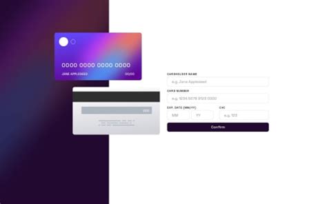 Frontend Mentor Card Details Form Coding Challenge Solution