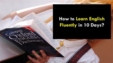 How To Learn English Fluently In 10 Days Engdic