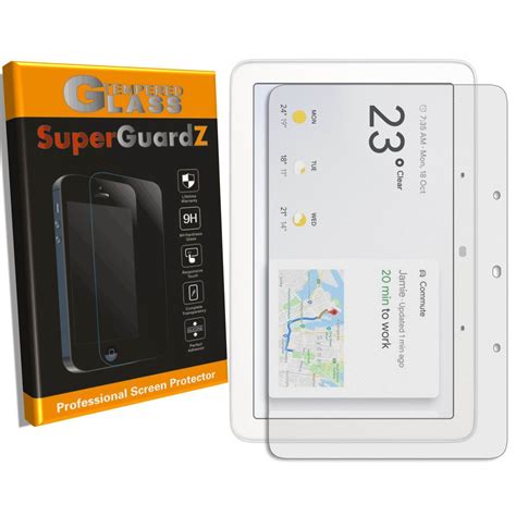 For Google Nest Hub SuperGuardZ Tempered Glass Screen Protector Anti Scratch Anti Bubble