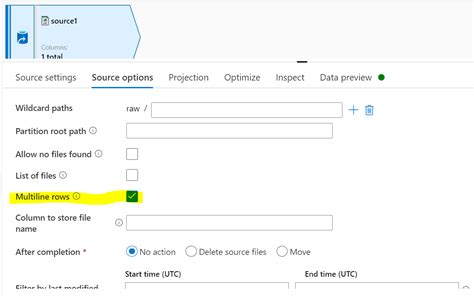 Azure Mapping Data Flow In Data Factory Doesnt Ignore Line Breaks In Text Values Of Csv Files