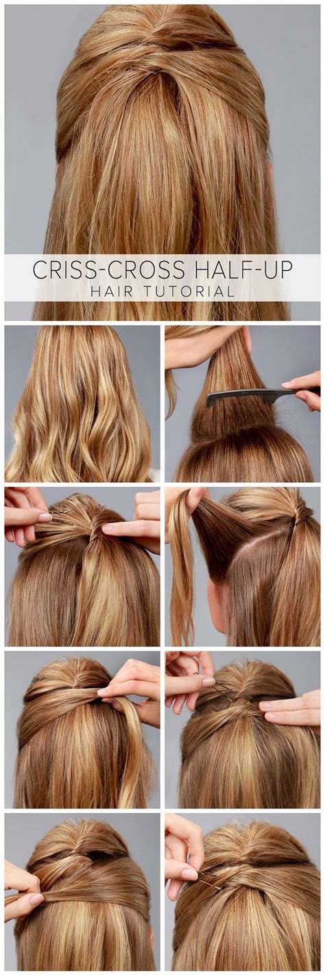 Criss Cross Hairstyle Tutorial AllDayChic