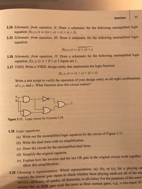 Solved Schematic From Equation II Draw A Schematic For The Chegg Com