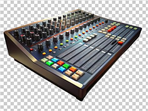 Premium Psd 3d Rendering Audio Mixer Console