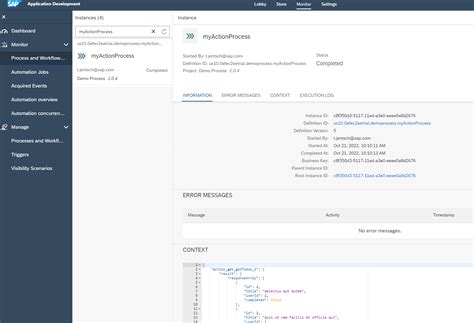 Sap Process Automation Your First Simple Action Sap Community