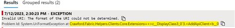 getting error system uriformatexception in azure function and unable to
