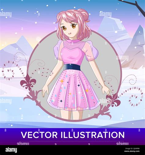 Wearing Short Dress Stock Vector Images Alamy