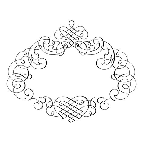 Premium Vector Vintage Forged Floral Classic Calligraphic Retro