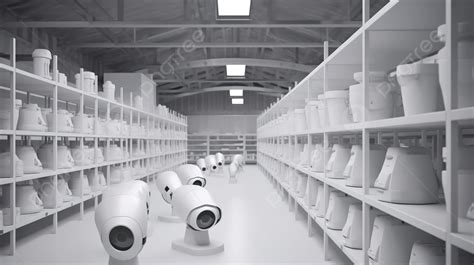 3d 렌더링된 카메라와 창고 보안 모바일 통합 Cctv 보안 감시 감시 카메라 배경 일러스트 및 사진 무료 다운로드