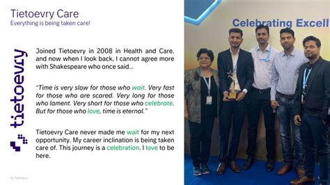Salim Tamboli On Linkedin Proudtobeincare Tietoevrycare