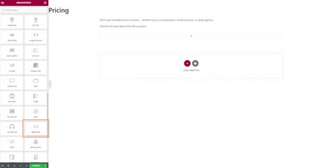 How To Make A Pricing Table For Elementor With Easy Pricing Tables