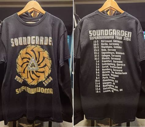 Soundgarden Superunknown Tour 94 2 Sided T Shirt Full Size S 5xl Ebay