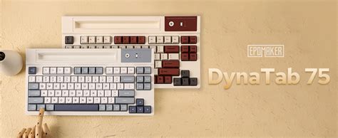 Epomaker Dynatab75 Wireless Gaming Keyboard With Slot For Ipad Tablet