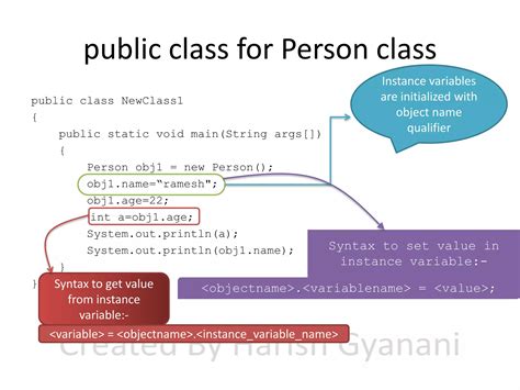Simple Class And Object Examples In Java Ppt