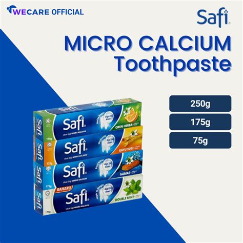 Safi Toothpaste Ubat Gigi 75g 175g 250g Kayu Sugi Gamat