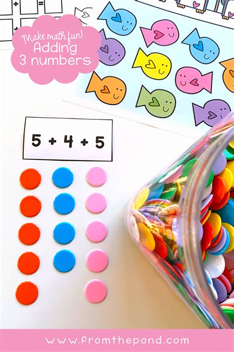 Adding 3 Single Digits From The Pond