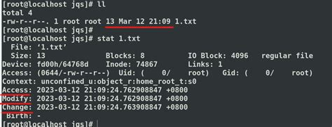 linux学习笔记（atime、mtime、ctime） linux mtime csdn博客