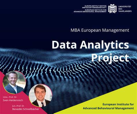 Data Analytics Project The European Institute For Advanced Behavioural Management Eiabm