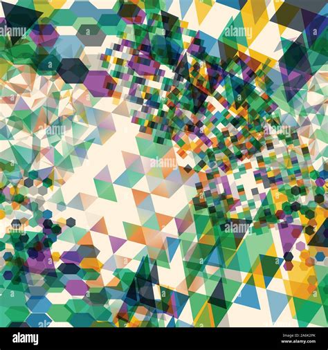 Abstract Background With Messy Polygon Shapes Stock Vector Image And Art Alamy