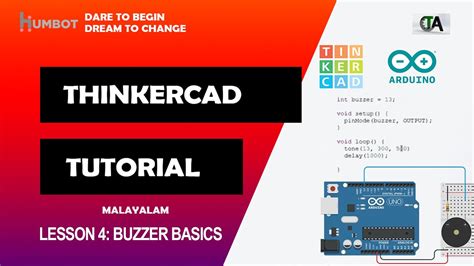 Lesson 4 Buzzer Basics Using Thinkercad Simulator Circuit Design