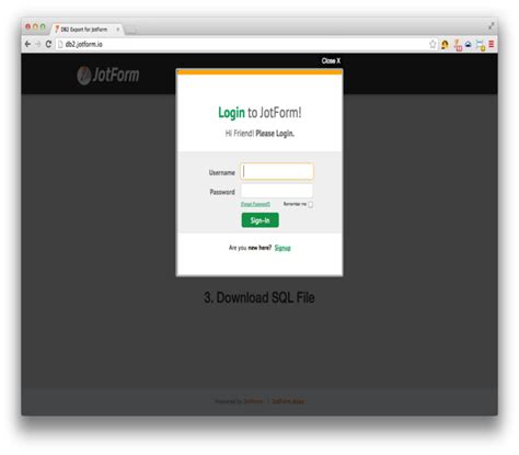 Db2 Export Data Management Jotform