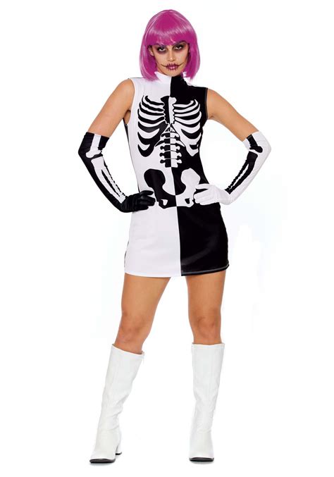 Form Fitting Skeleton Costumes Halloween Costumes