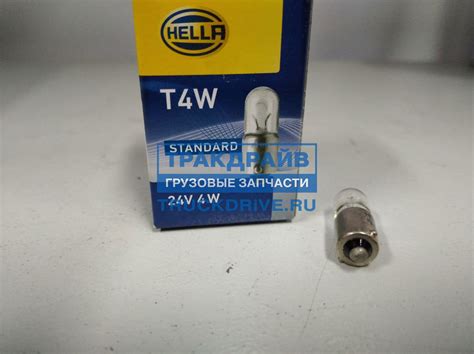 Лампа габаритная фары 24v 4w с цоколем 8gp002067241 Hella купить недорого