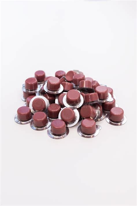 Isolated Many Prophy Tooth Paste With Fluoride On White Background