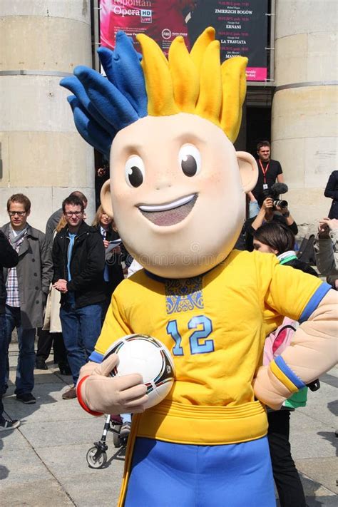 Slavko The Uefa Euro 2012 Official Mascot Editorial Image Image Of