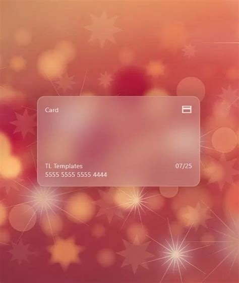 Flutter Glassmorphism Card Flutterdev