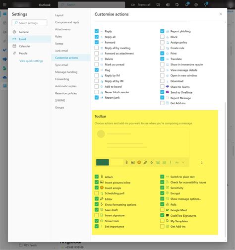 Outlook Online Toolbar Missing And Settings Missing Microsoft Community
