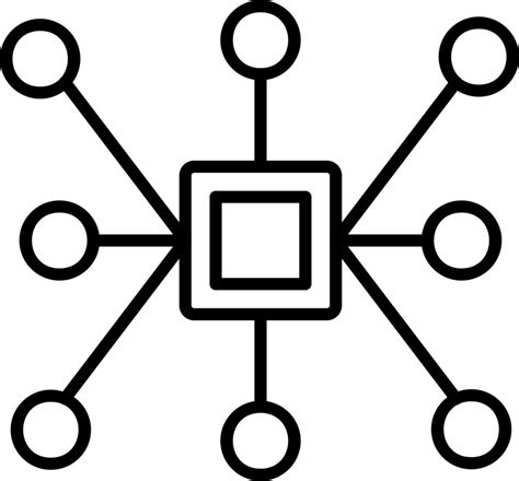 Neural Network Vector Icon 20324138 Vector Art At Vecteezy