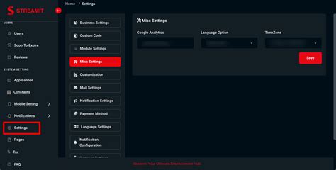 Configuration Streamit Laravel