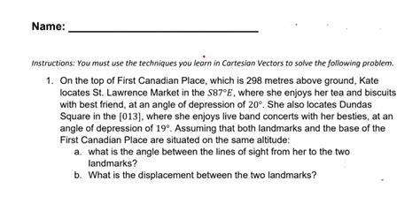 Name Instructions You Must Use The Techniques You Chegg