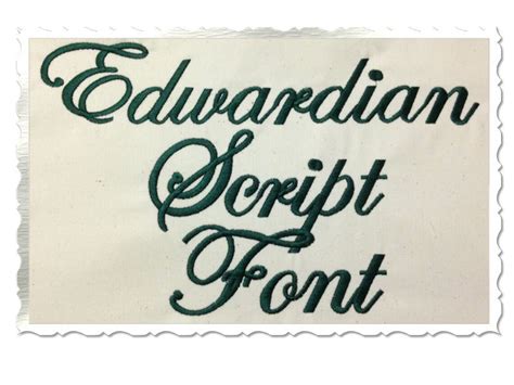 Edwardian Script Machine Embroidery Font Monogram Alphabet 3 Etsy