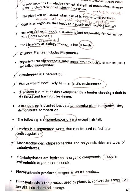 SOLUTION General Knowledge Science Notes Studypool