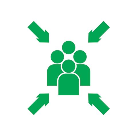 Premium Vector Assembly Point Sign Symbol Vector