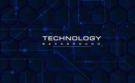 Digital Ai Big Data Technology Banner Blue Background Cyber Security Technology Abstract