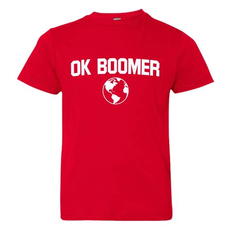 Youth Ok Boomer Climate Okboomer Earth Global Warming Okboomertee