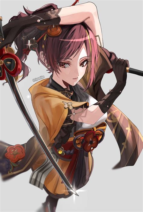 Chiori Genshin Impact Fanart In 2024 Fan Art Anime Anime Drawings