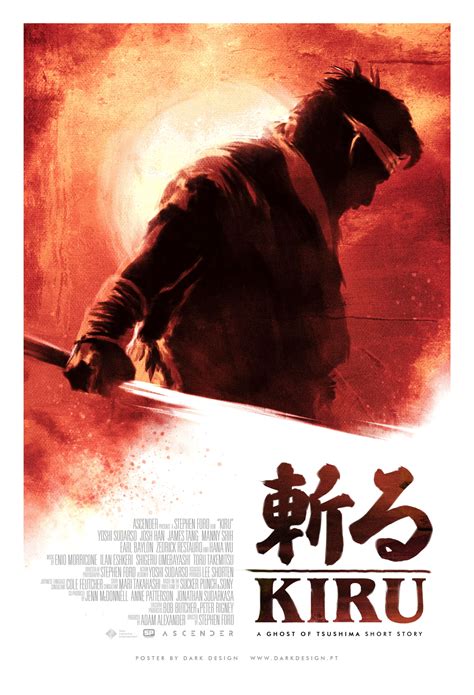 Kiru A Ghost Of Tsushima Short Story Poster By Darkdesign