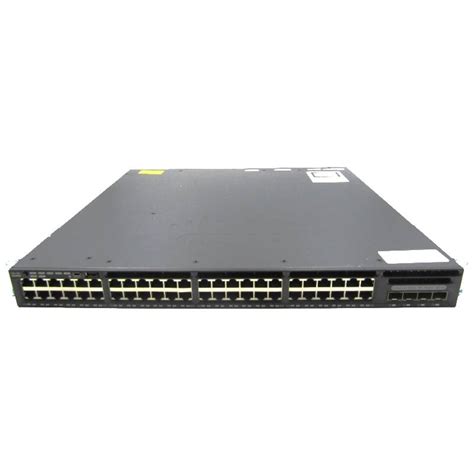 Switch Cisco Catalyst 3650 48 Port Poe 4x1g Uplink Lan Base Idkmanager