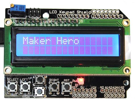 Display Lcd Shield Com Teclado Para Arduino Aprenda A Usar Makerhero