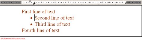 Word Bullets Troubleshooting