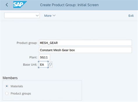 What Is A Product Group In SAP PP